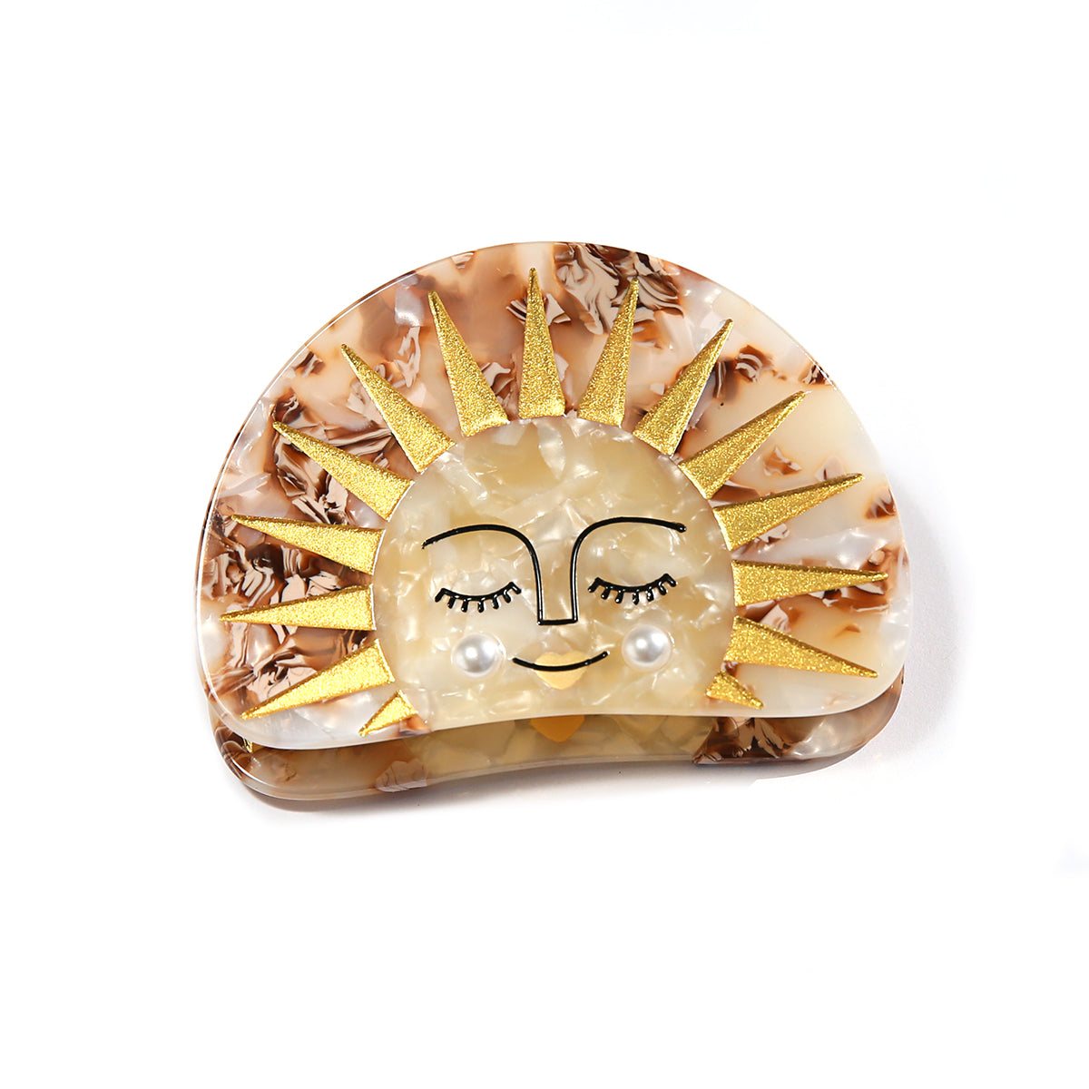 Gold Sun Hair Clip – Kingston Jewellery